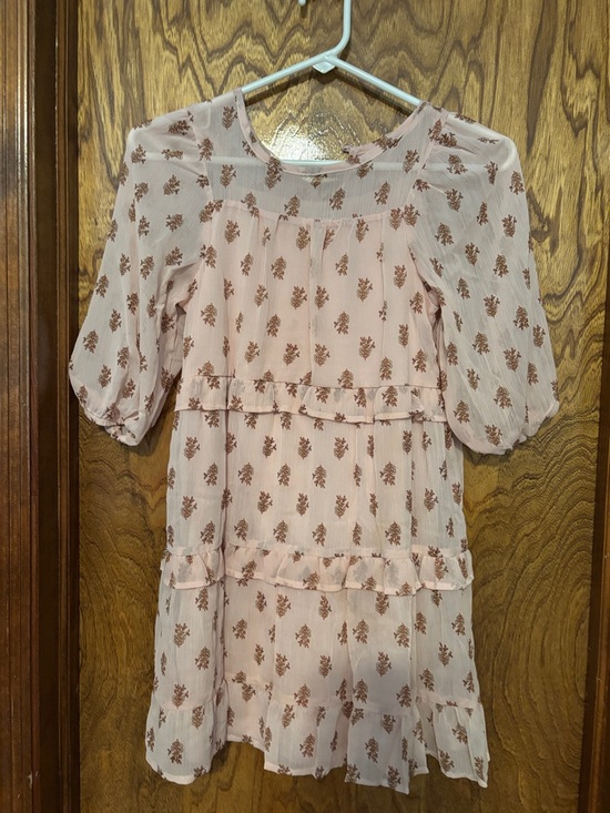 wonder nation | Dresses | Wonder Nation Light Pink Tiered Dress With ...